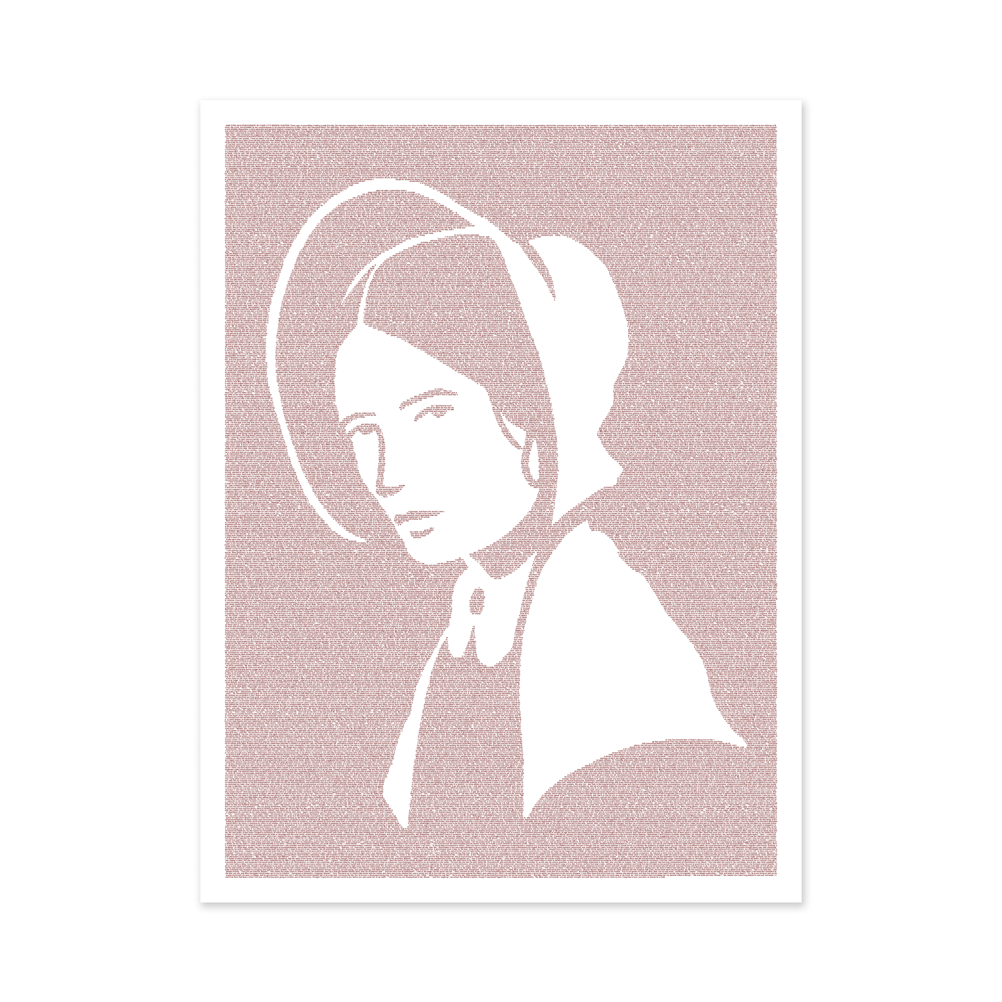 Litographs | Jane Eyre | Book Poster