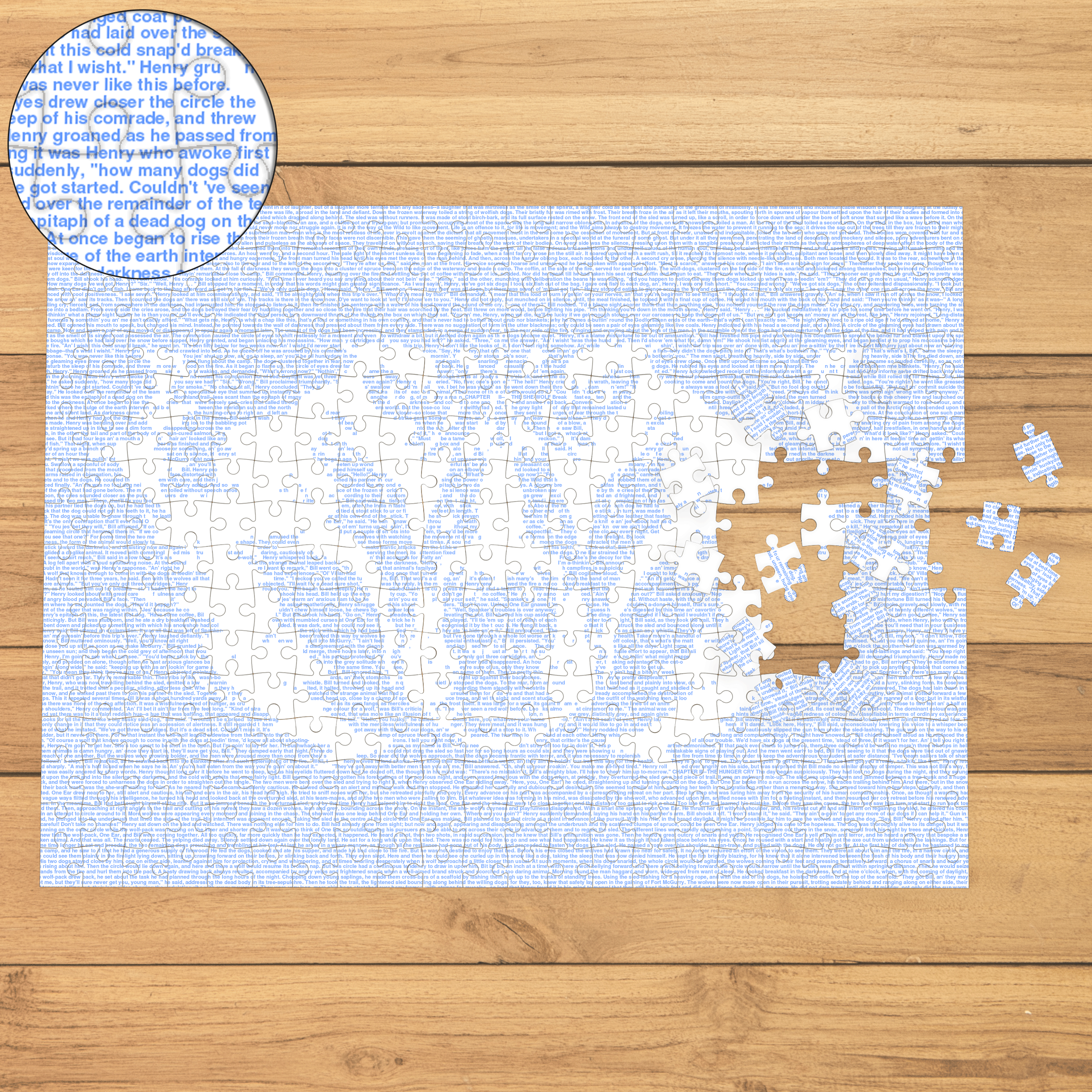 Litographs | White Fang | Book Puzzle