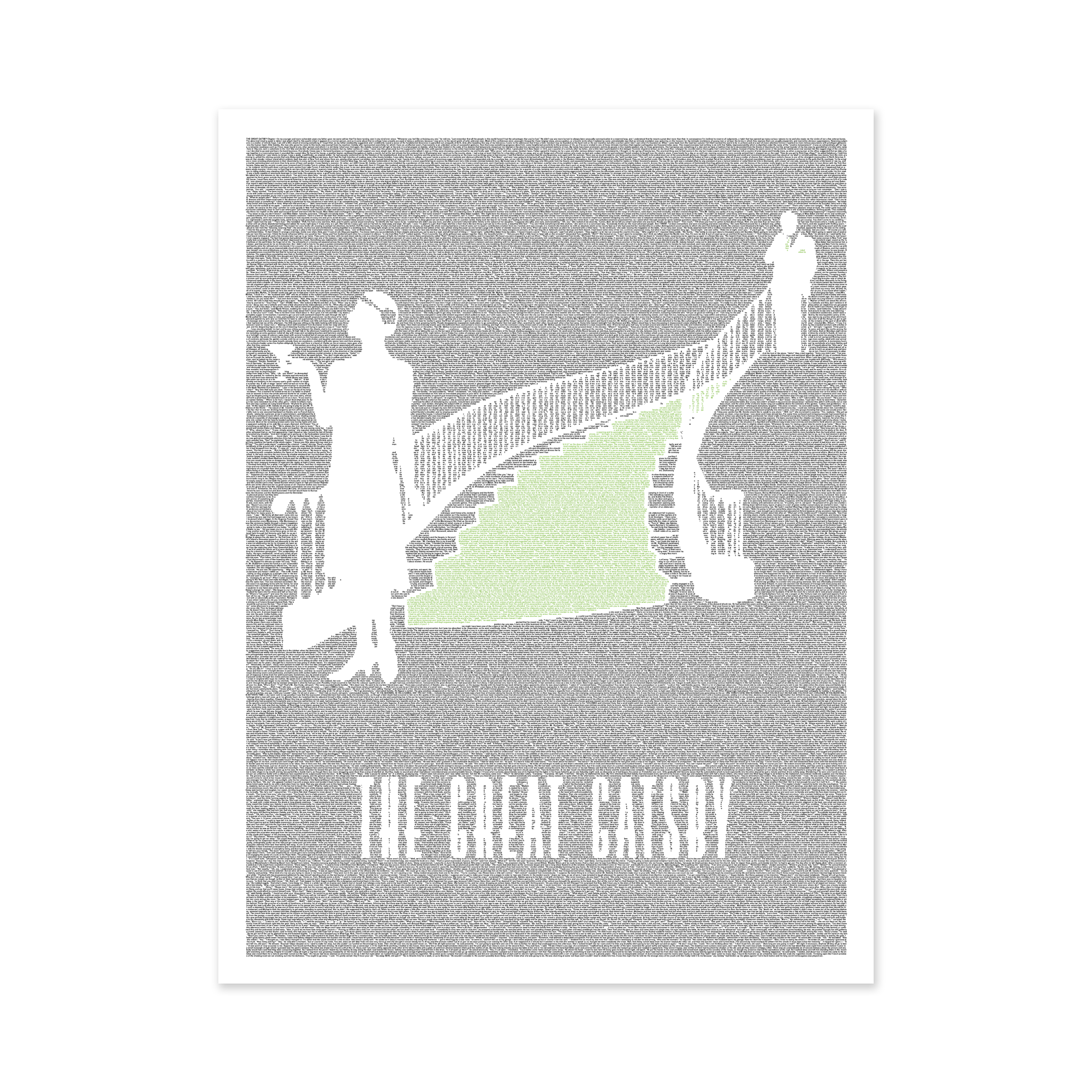 Litographs | The Great Gatsby | Book Poster