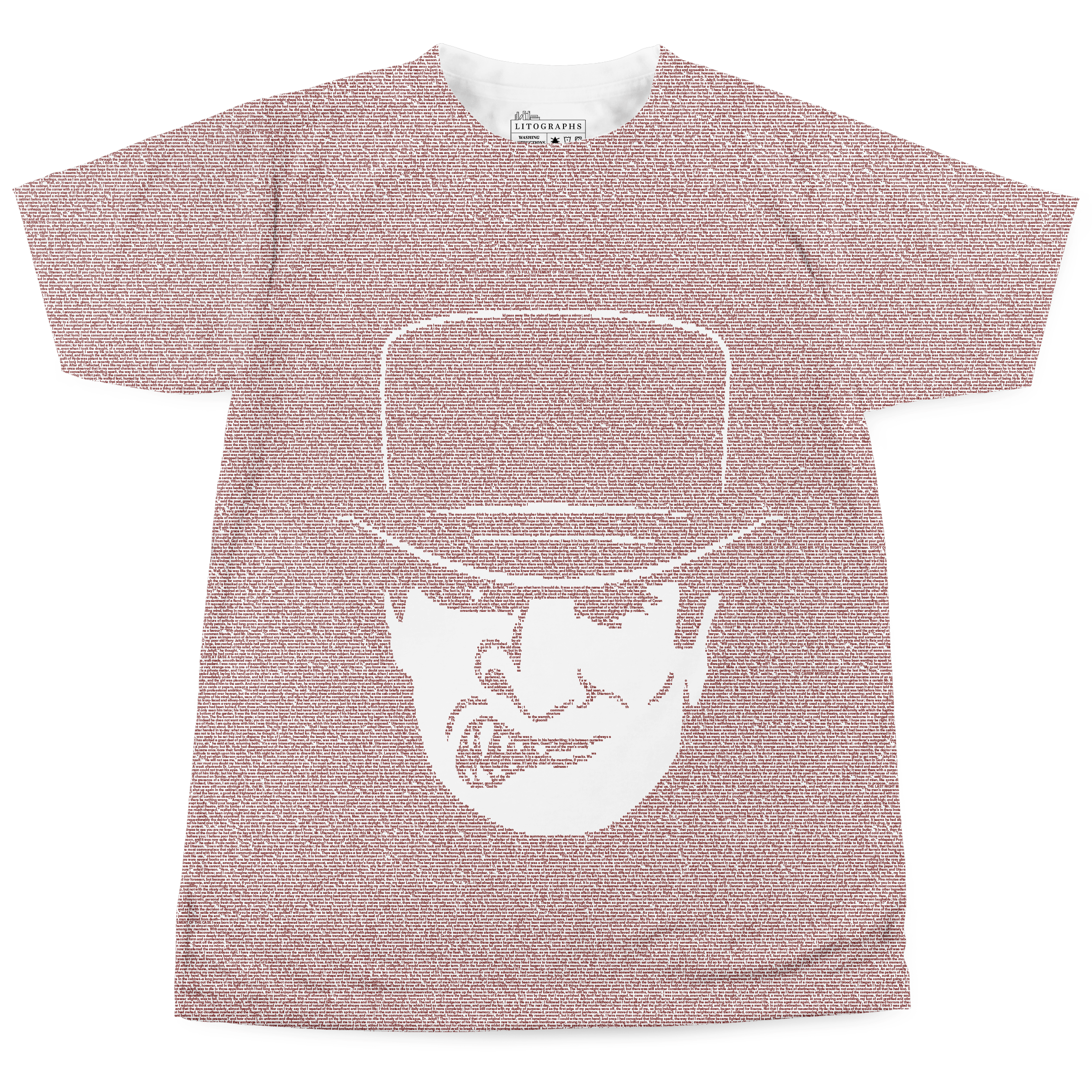 Litographs | The Strange Case of Dr. Jekyll and Mr. Hyde | Book T-Shirt