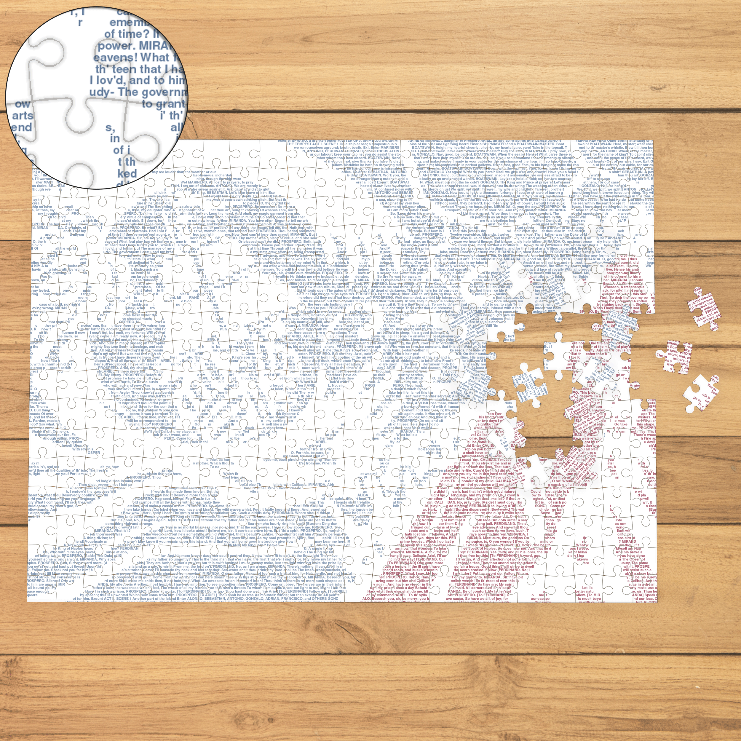 Litographs | The Tempest | Book Puzzle