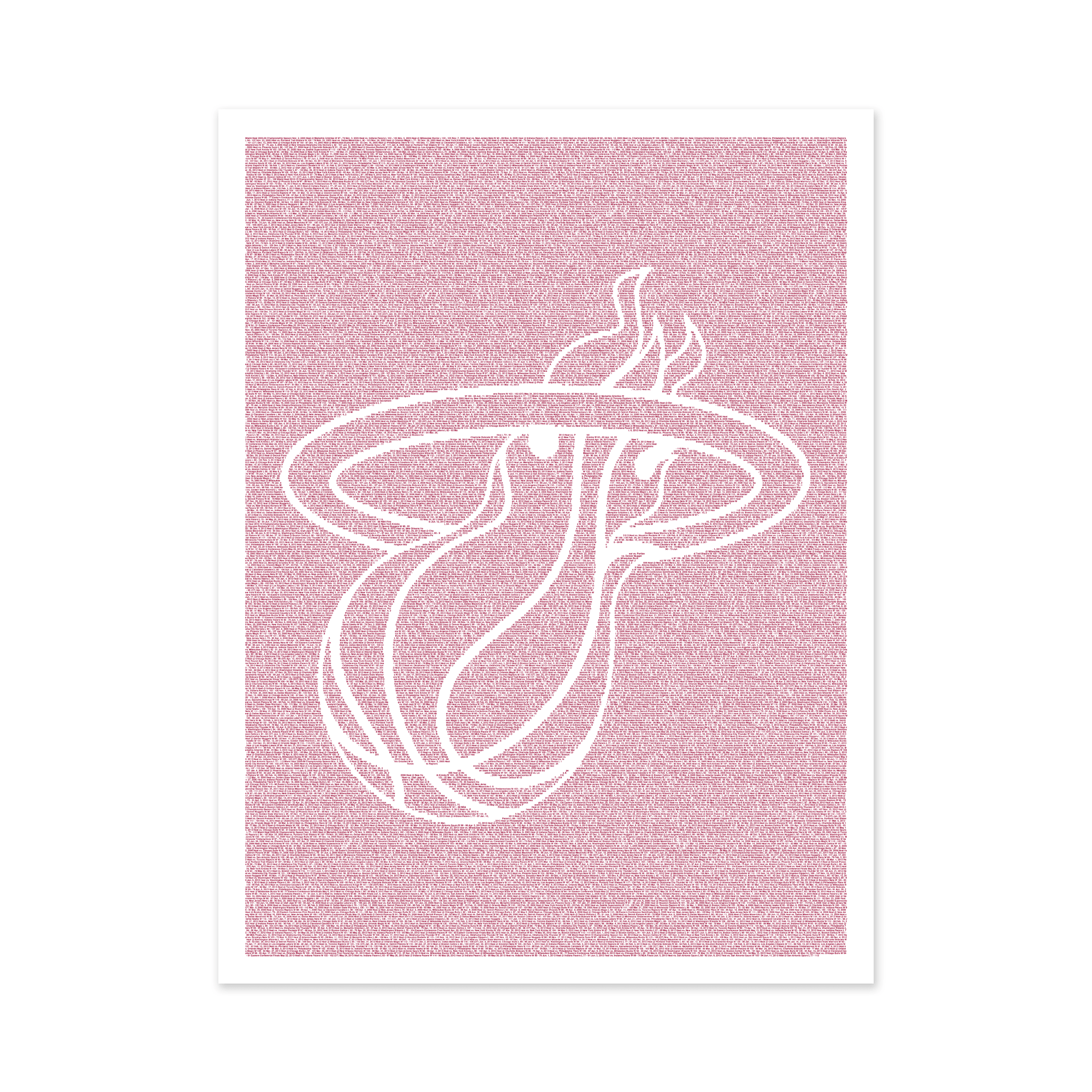 Litographs | Miami Heat | Book Poster