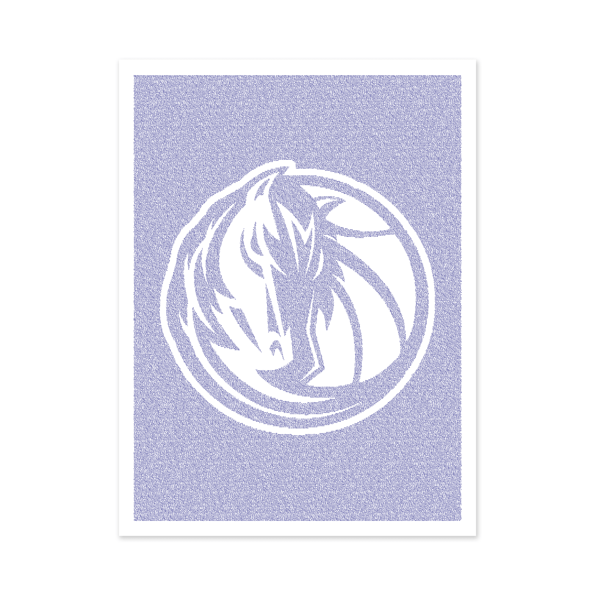 Litographs | Dallas Mavericks | Book Poster