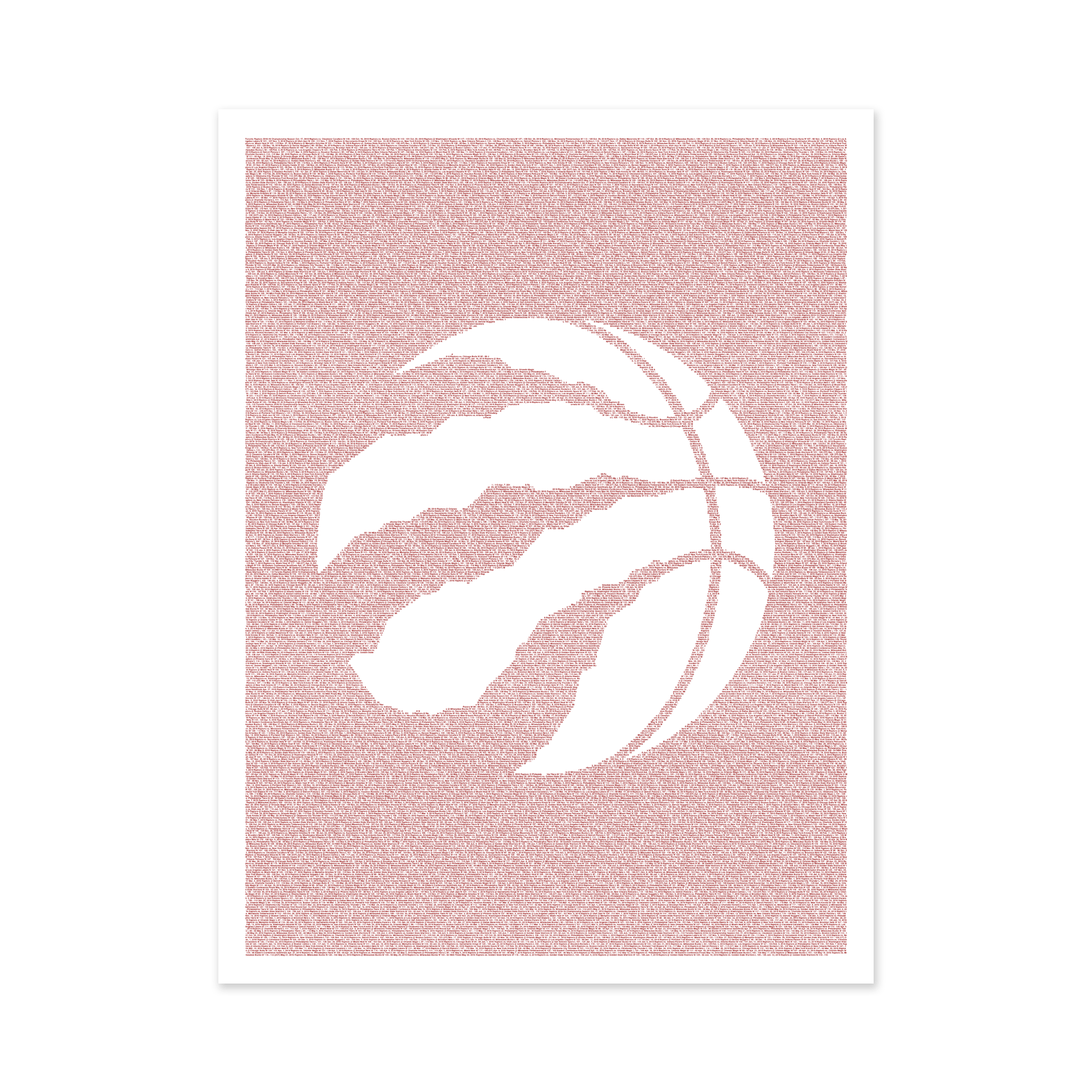 Litographs | Toronto Raptors | Book Poster