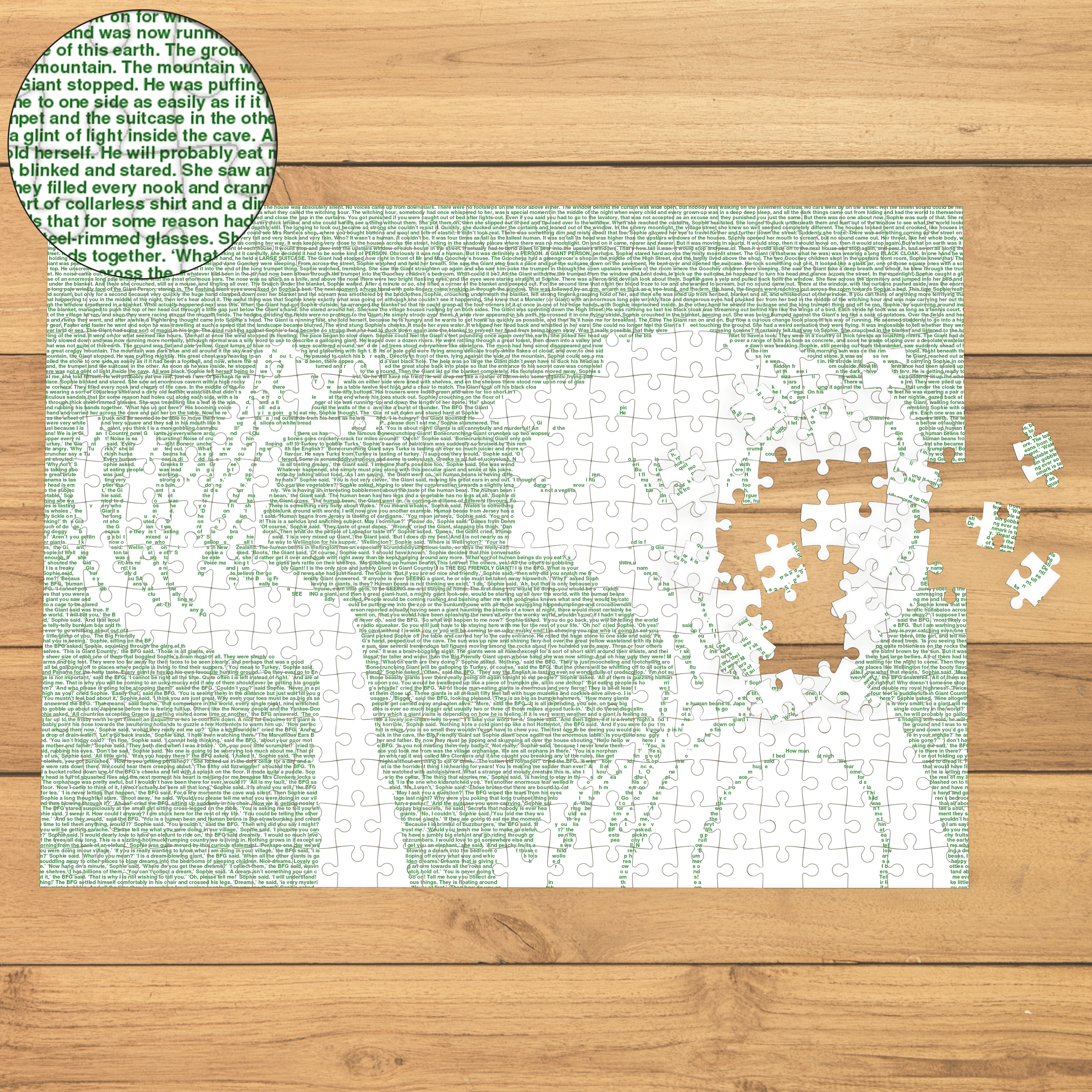 Litographs | The BFG | Book Puzzle
