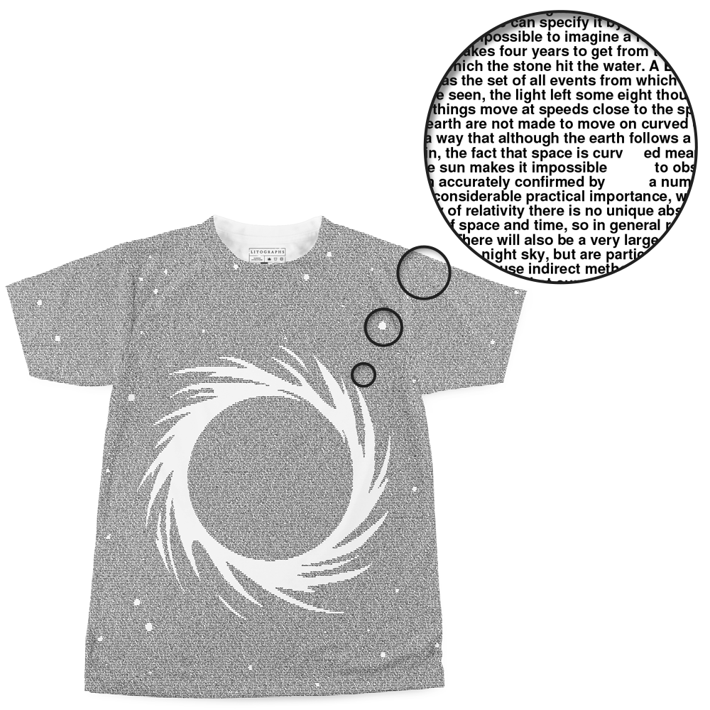 Litographs | A Brief History of Time | Book T-Shirt
