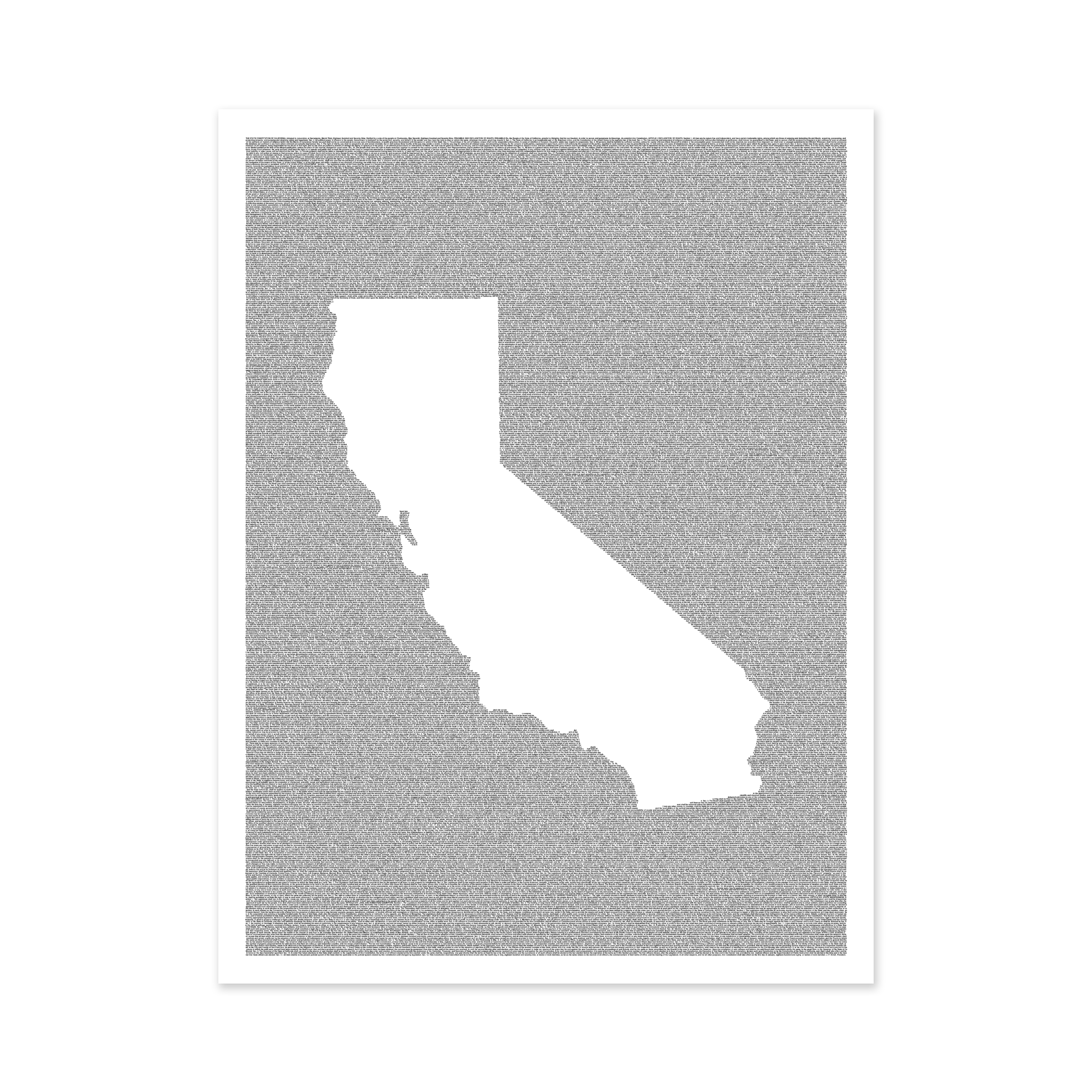 Litographs | California's Constitution | Book Poster