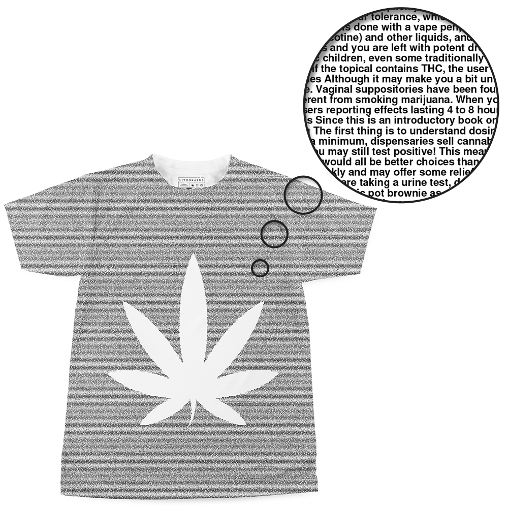 weed pattern shirt