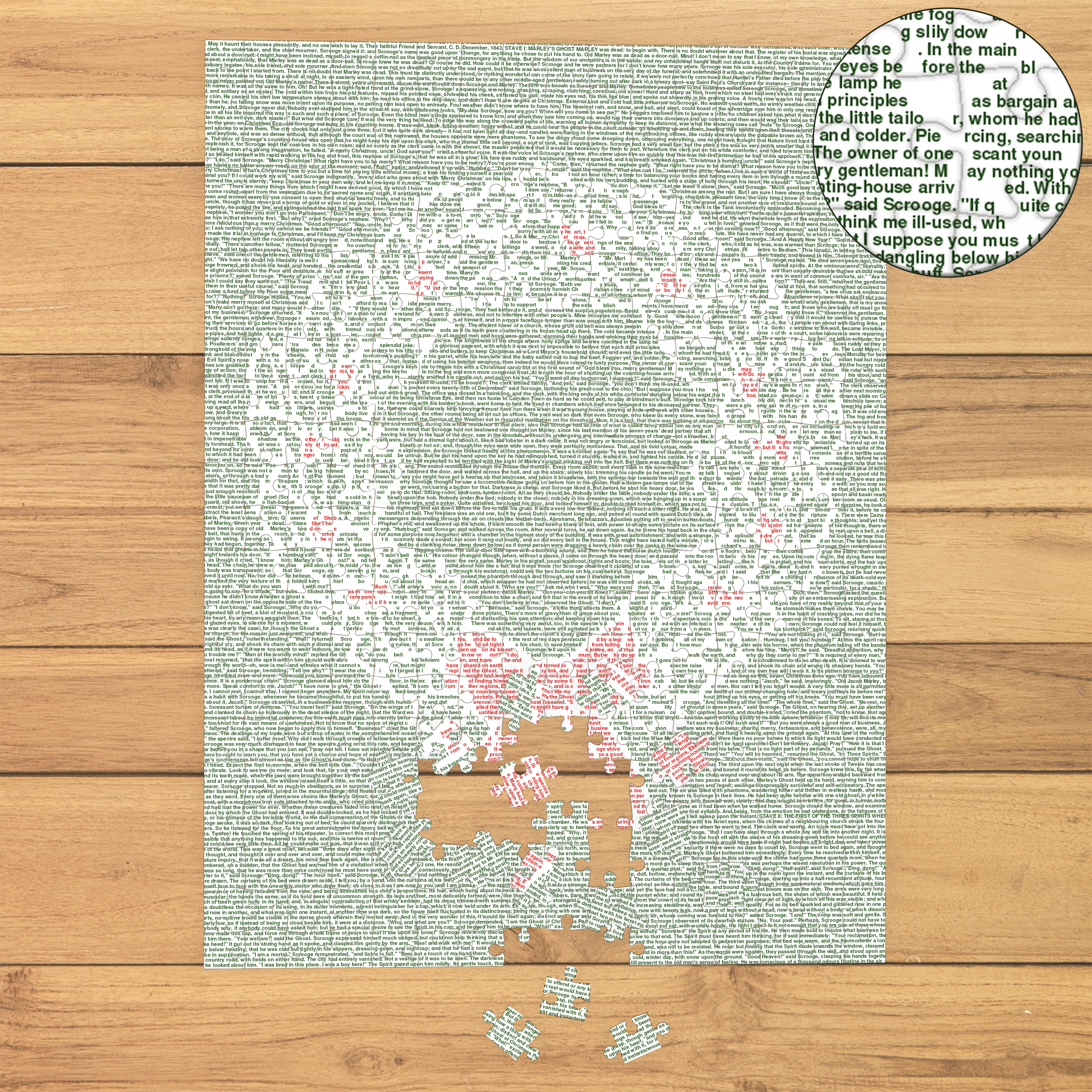 Litographs | A Christmas Carol | Book Puzzle