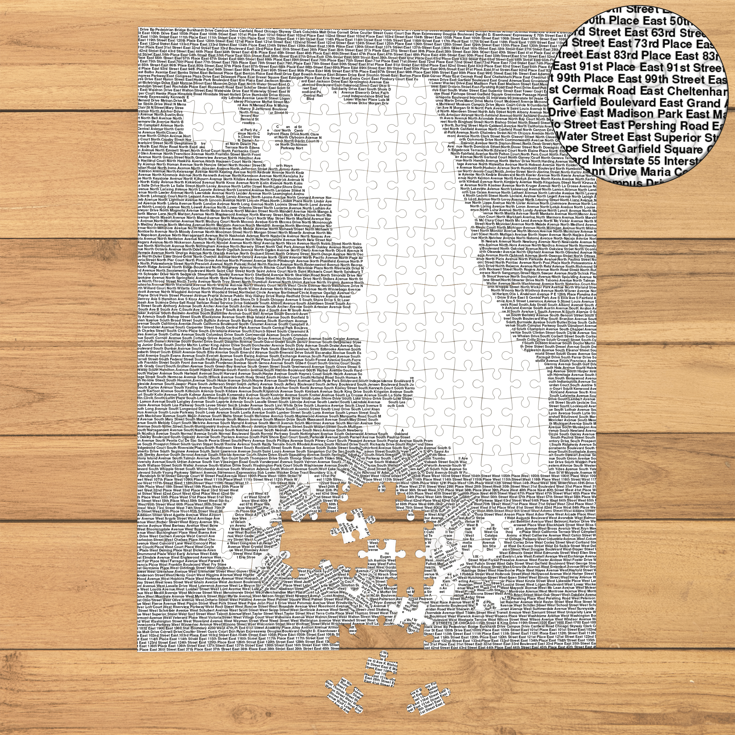 Litographs | The Streets of Chicago | Book Puzzle