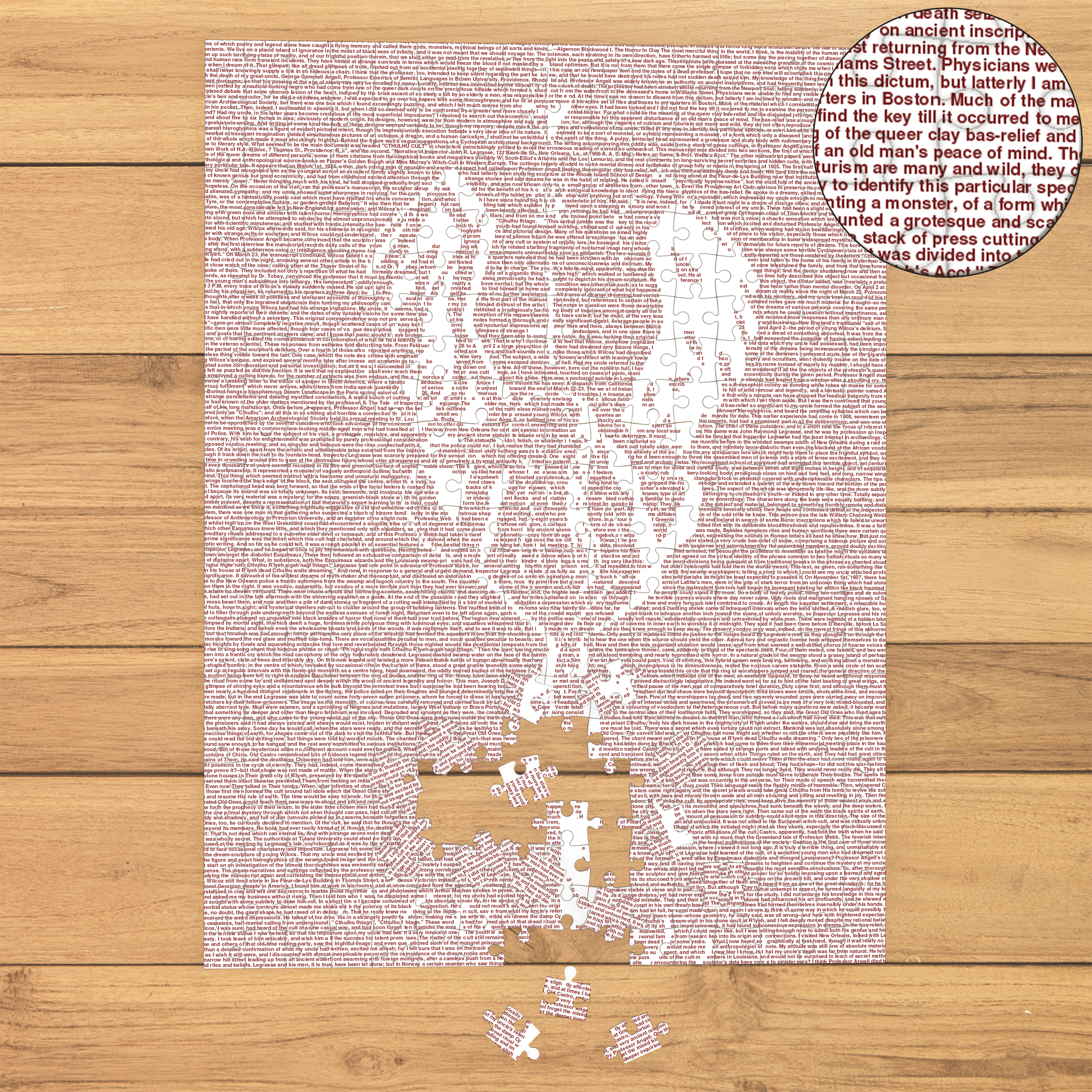 Litographs | The Call of Cthulhu | Book Puzzle