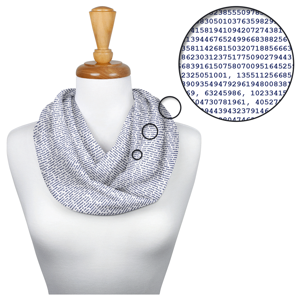 Litographs | Fibonacci Sequence | Book Scarf