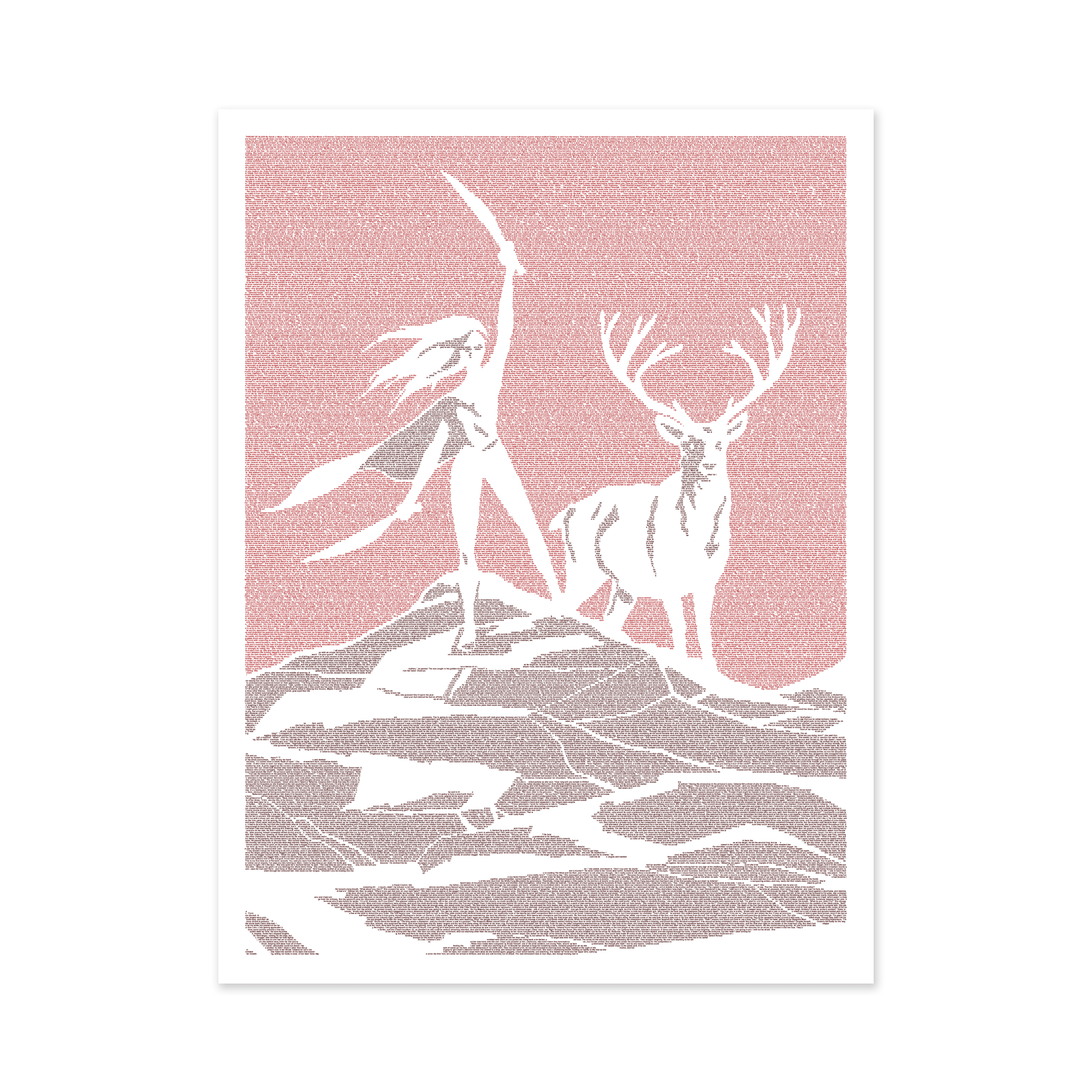 Litographs | Throne of Glass | Book Poster