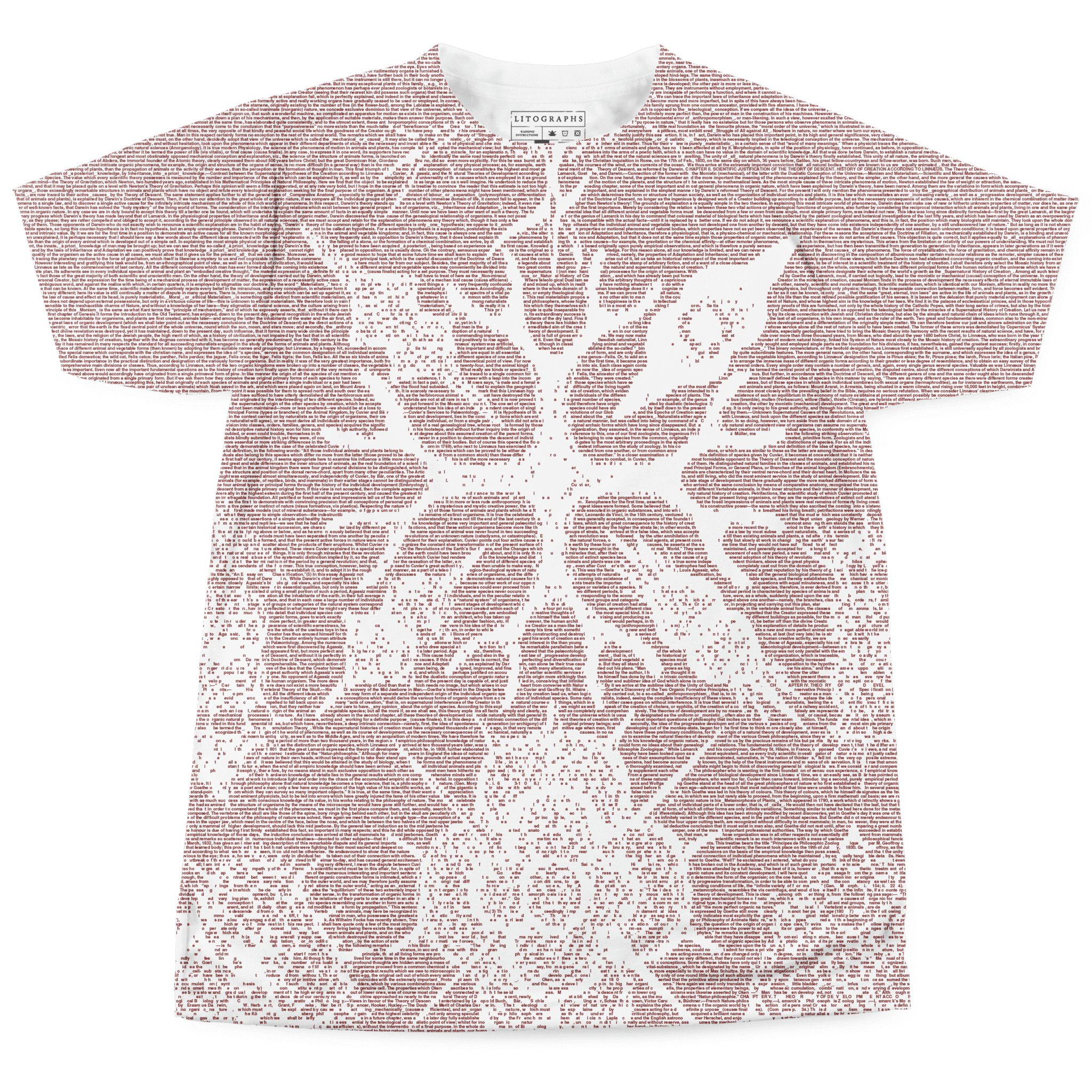 Litographs | The History of Creation | Book T-Shirt