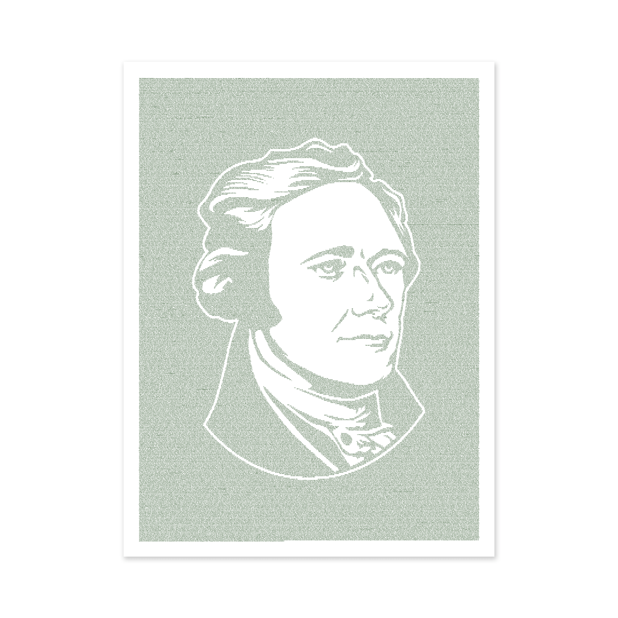 Litographs | The Federalist Papers | Book Poster