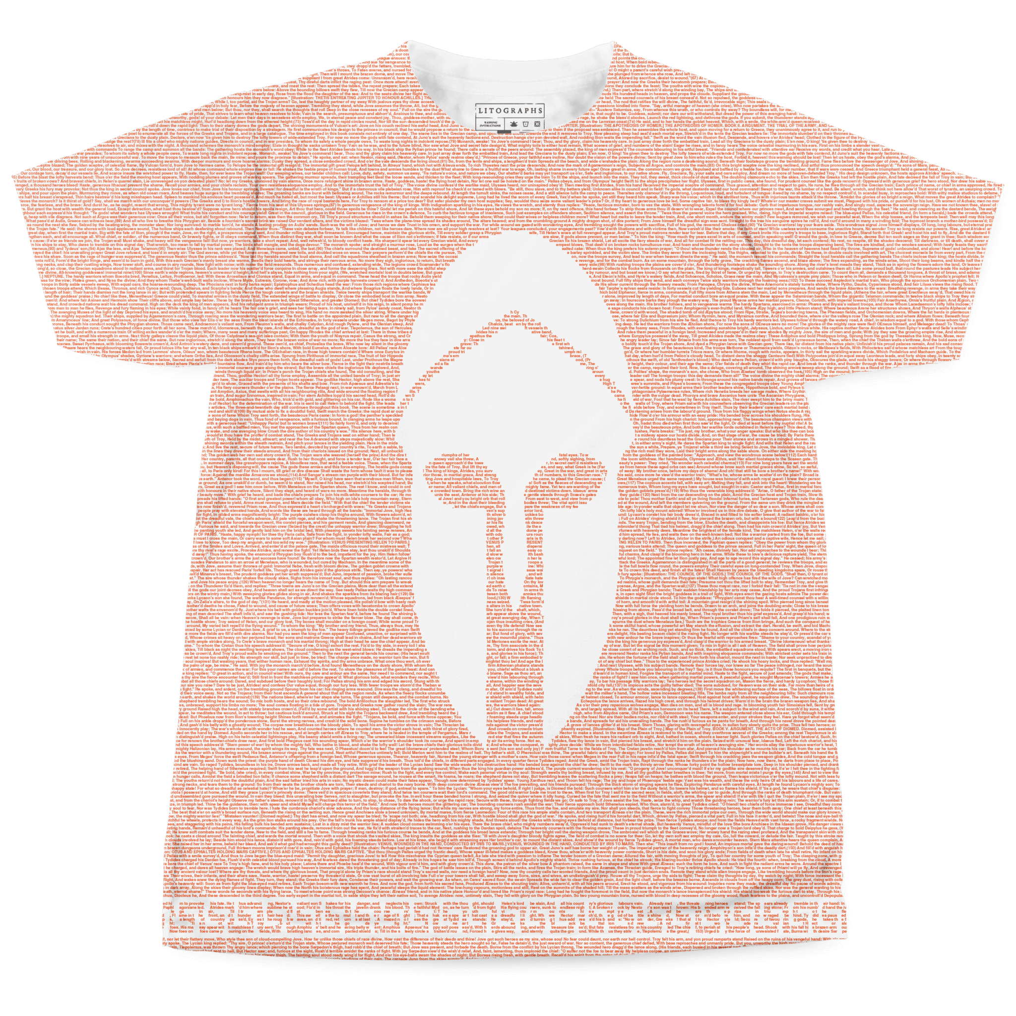 Litographs | The Iliad | Book T-Shirt