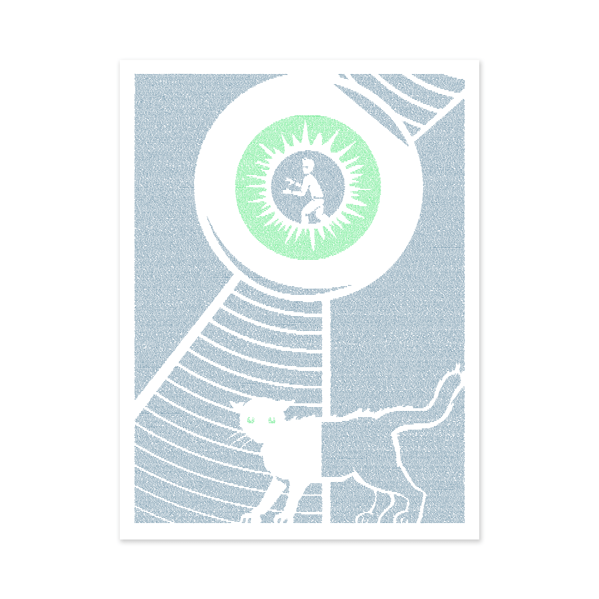 Litographs | The Invisible Man | Book Poster