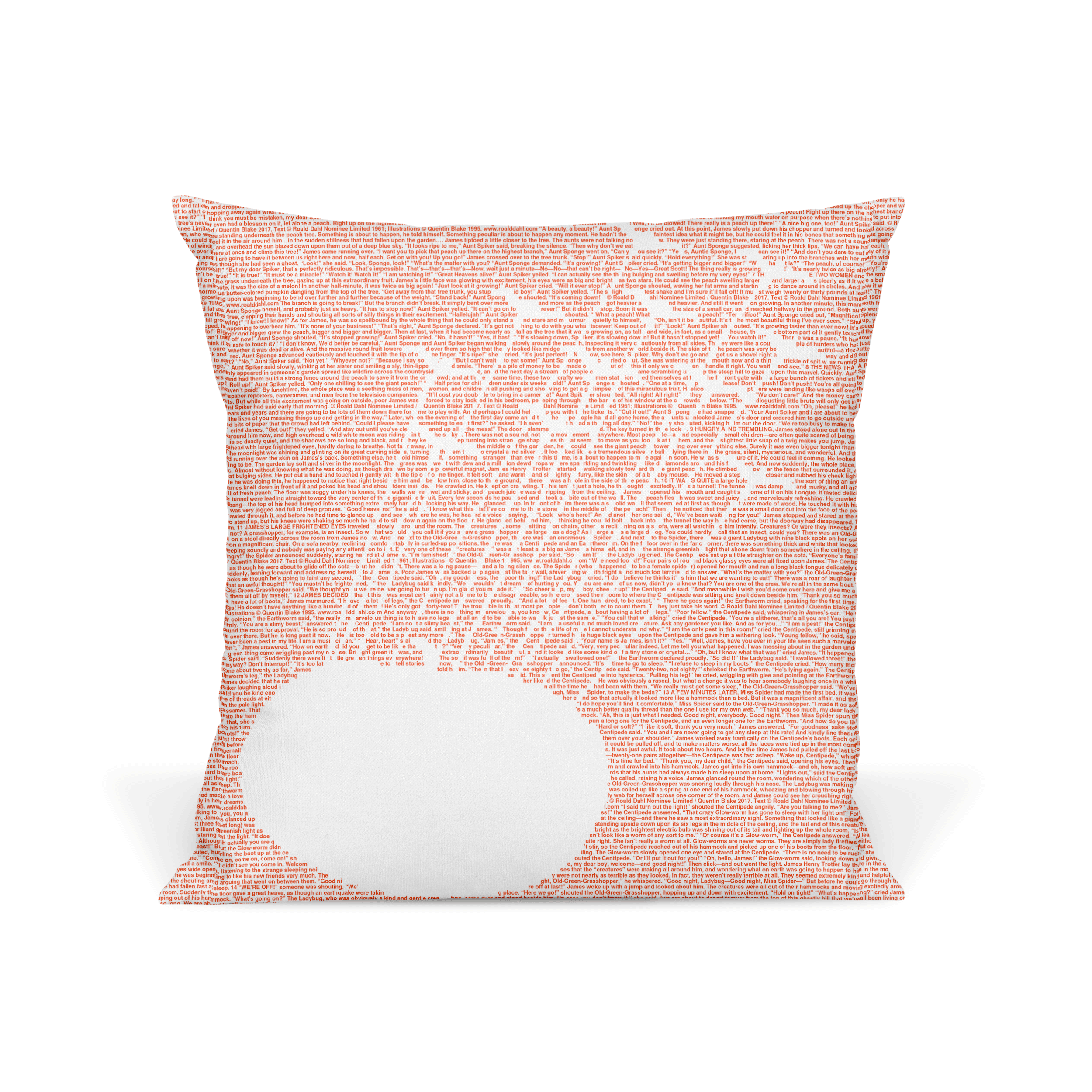 Litographs | James and the Giant Peach | Book Pillow