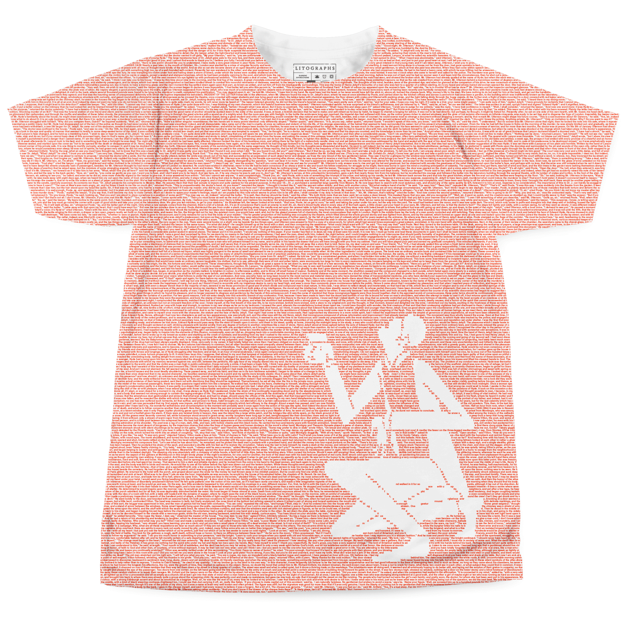 Litographs | The Strange Case of Dr. Jekyll and Mr. Hyde | Book T-Shirt