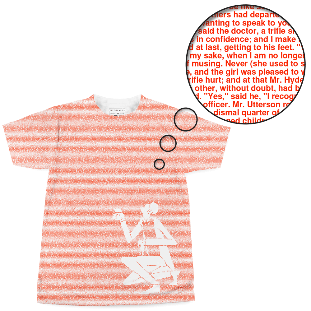 Litographs | The Strange Case of Dr. Jekyll and Mr. Hyde | Book T-Shirt