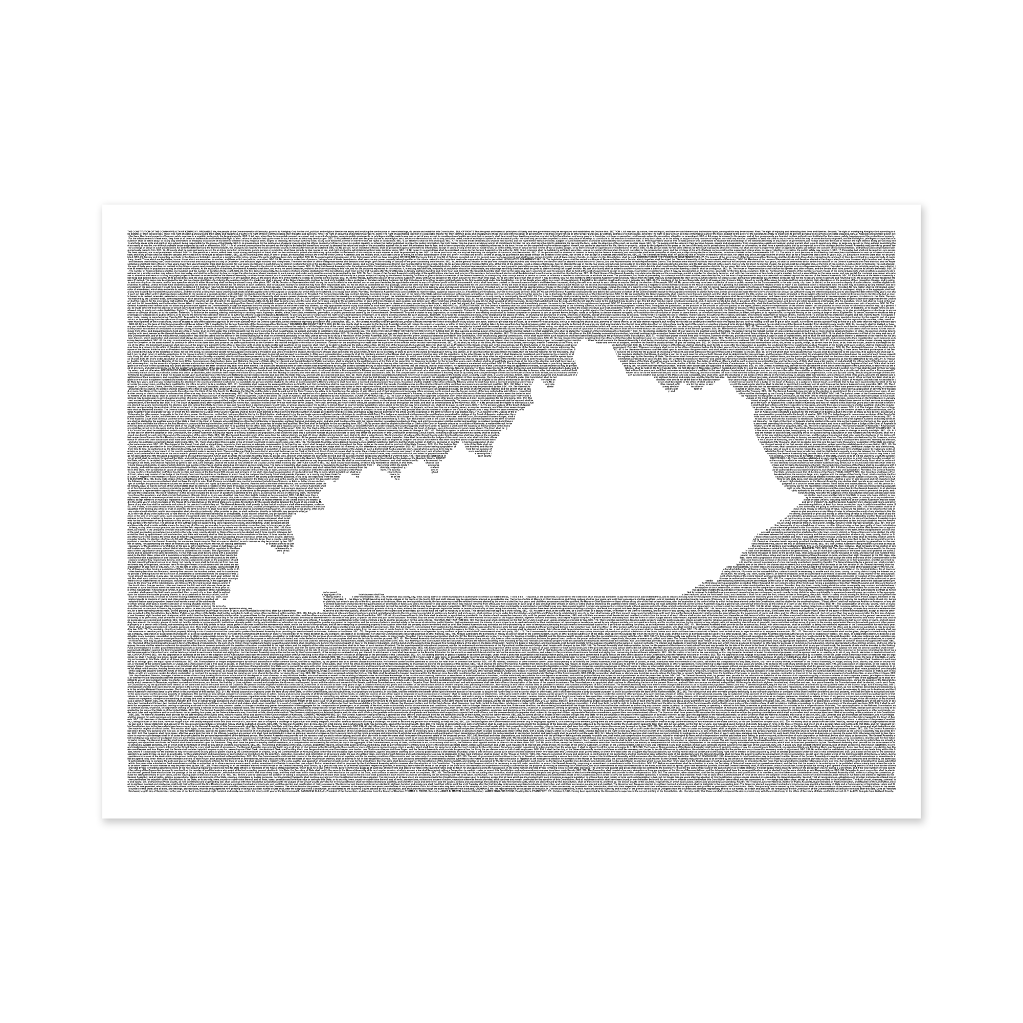 Litographs | Kentucky's Constitution | Book Poster