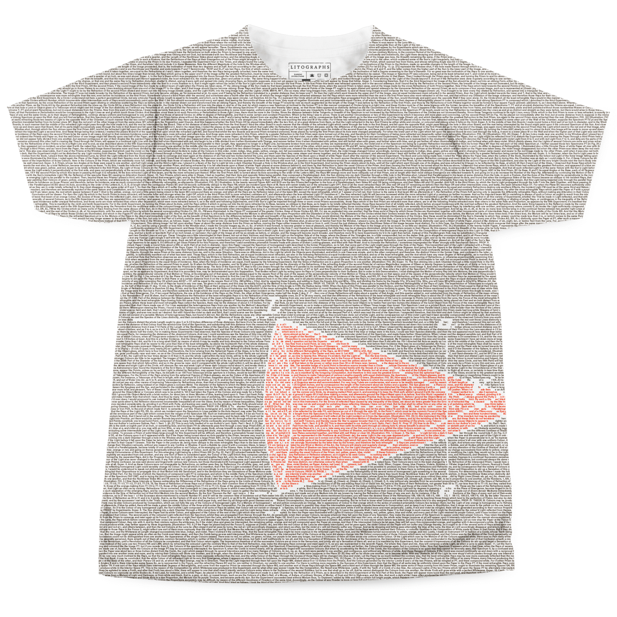 Litographs | Opticks | Book T-Shirt