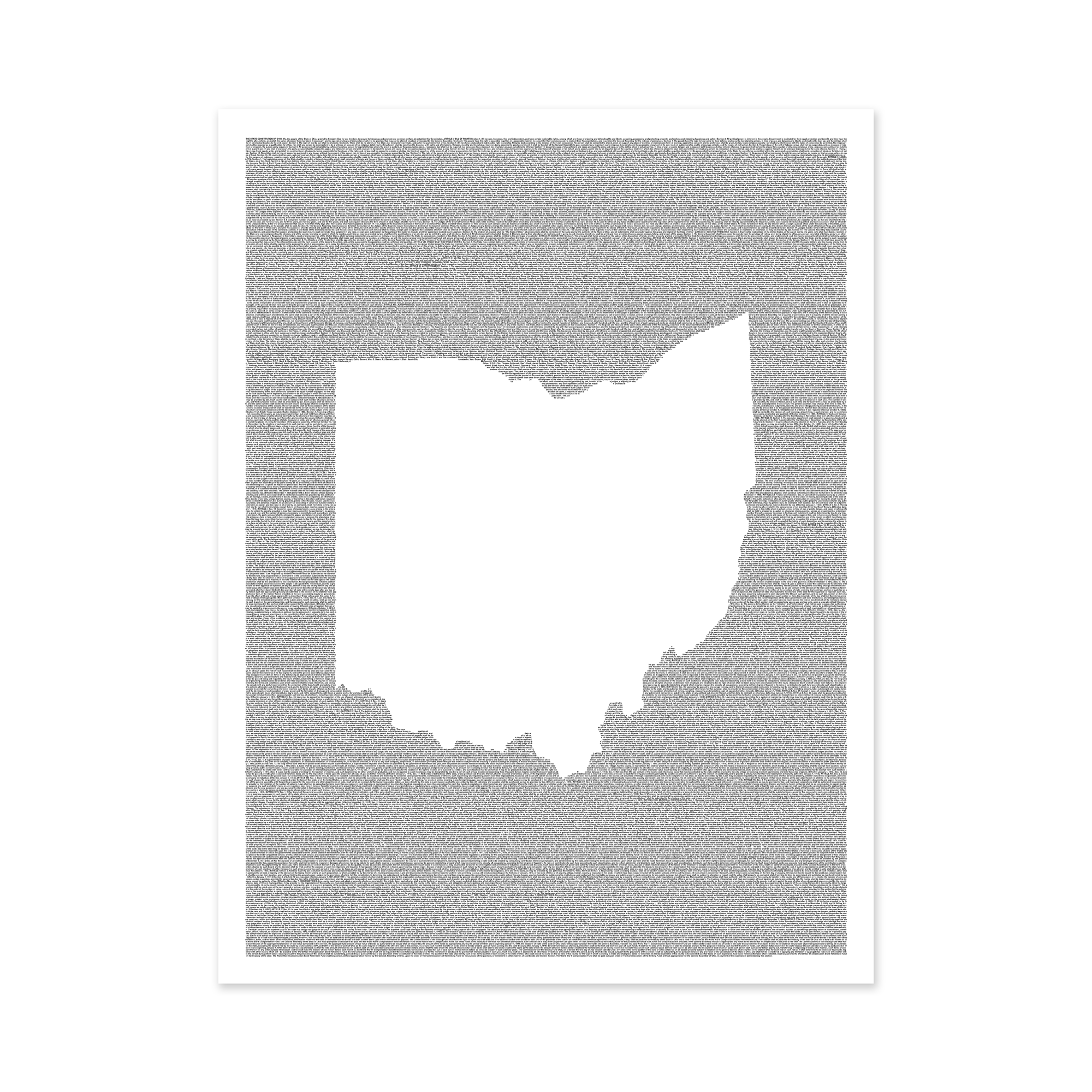 Litographs | Ohio's Constitution | Book Poster