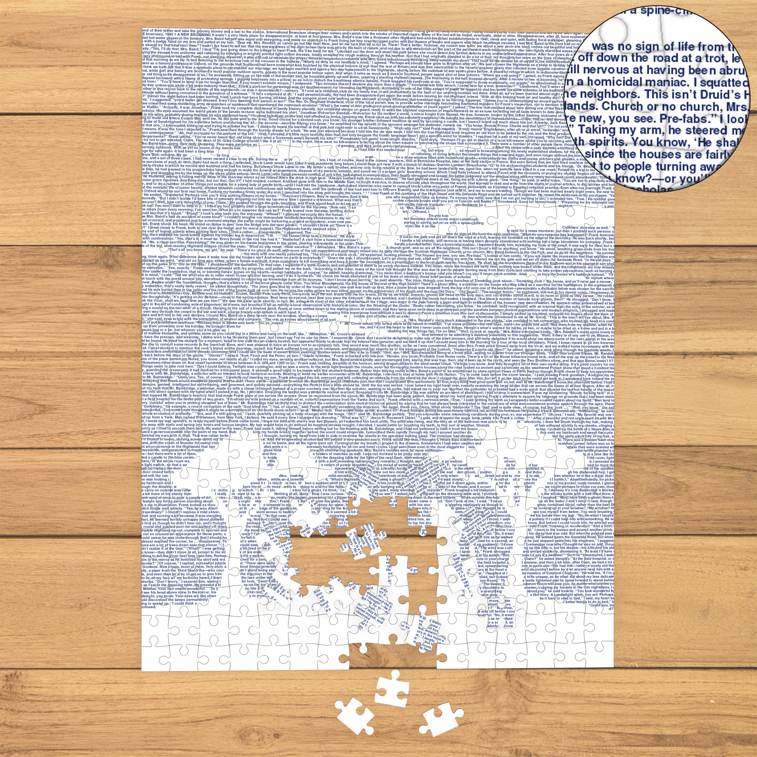 Litographs | Outlander | Book Puzzle