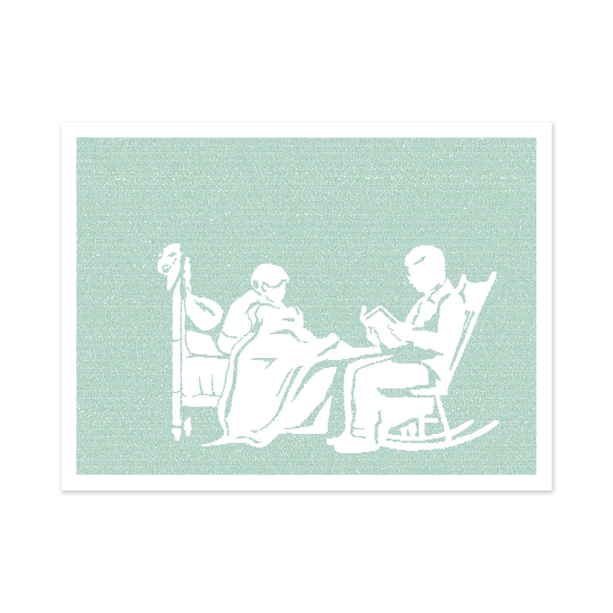 Litographs | The Princess Bride | Book Poster