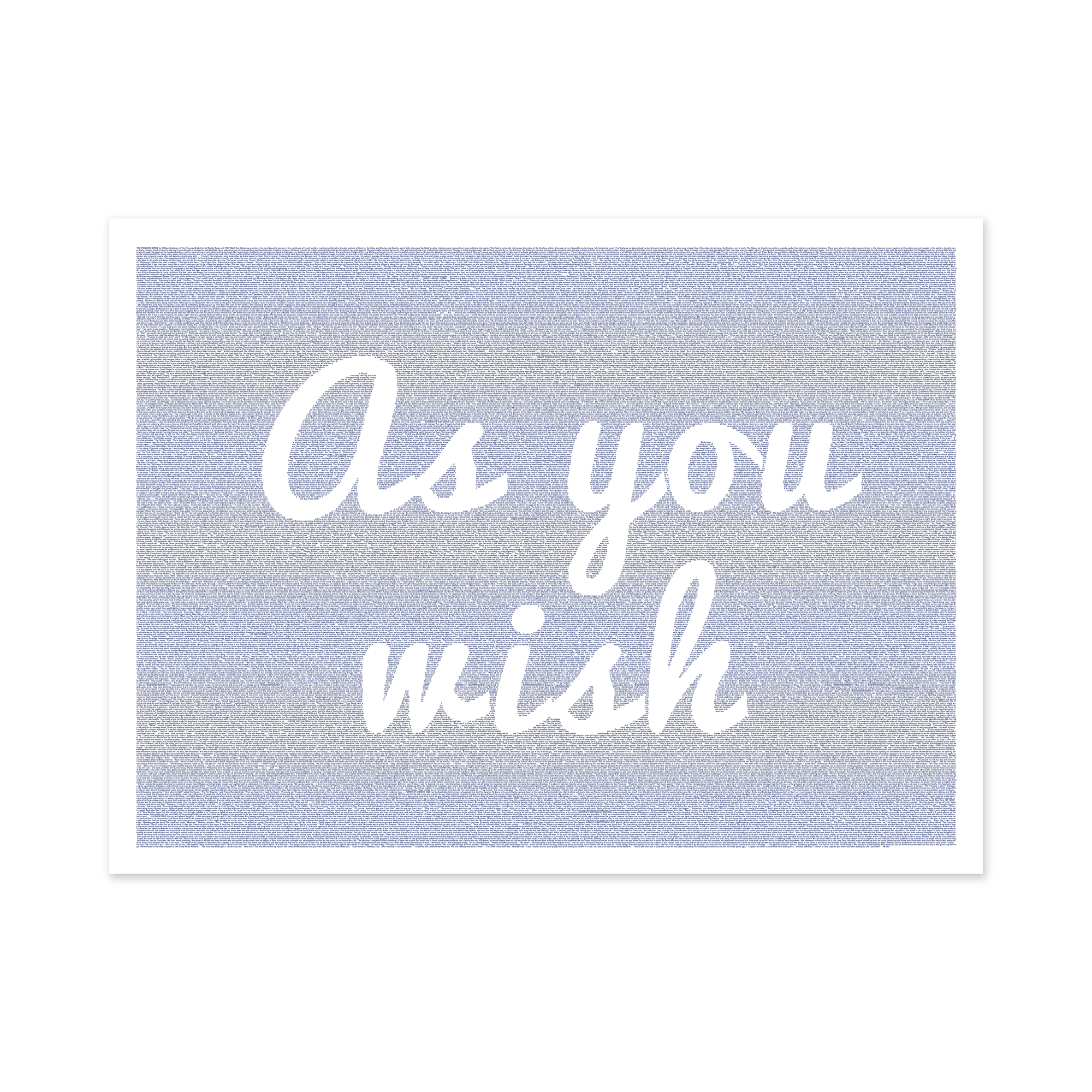 Litographs | The Princess Bride | Book Poster