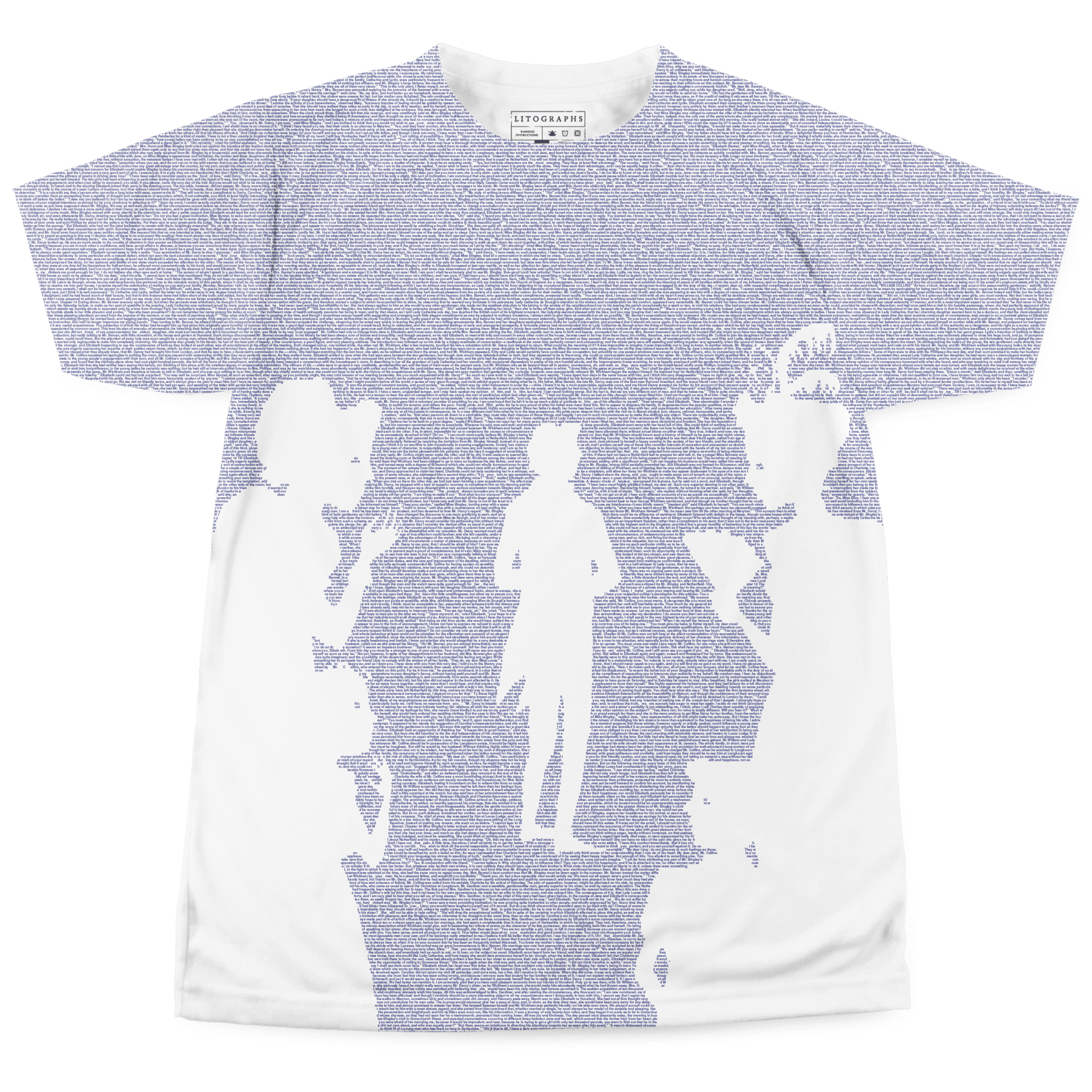 Lithograph Literary T Shirts Self Portrait Holding The Book