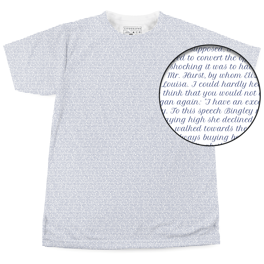 Litographs | Pure Text T-Shirts