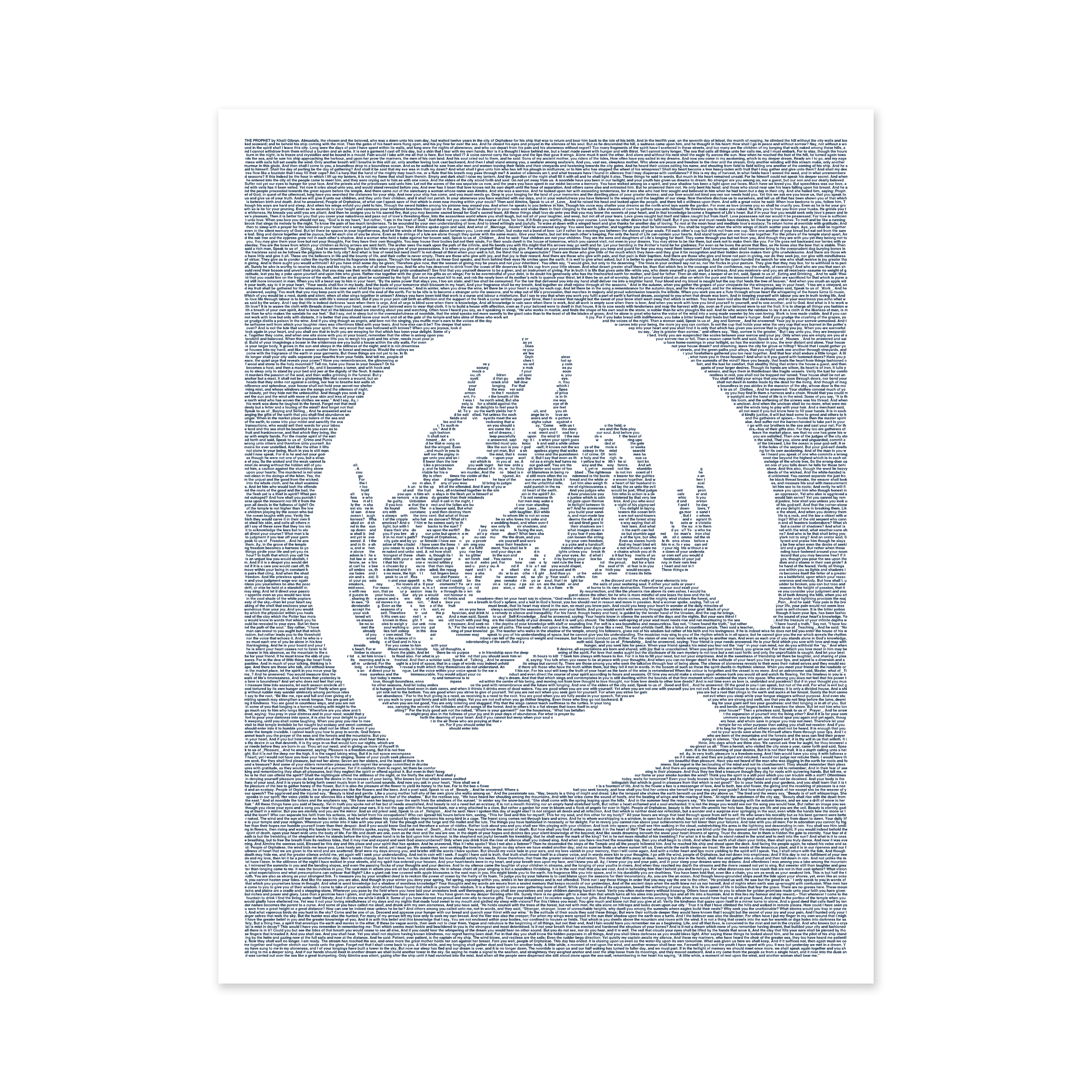 Litographs | The Prophet | Book Poster