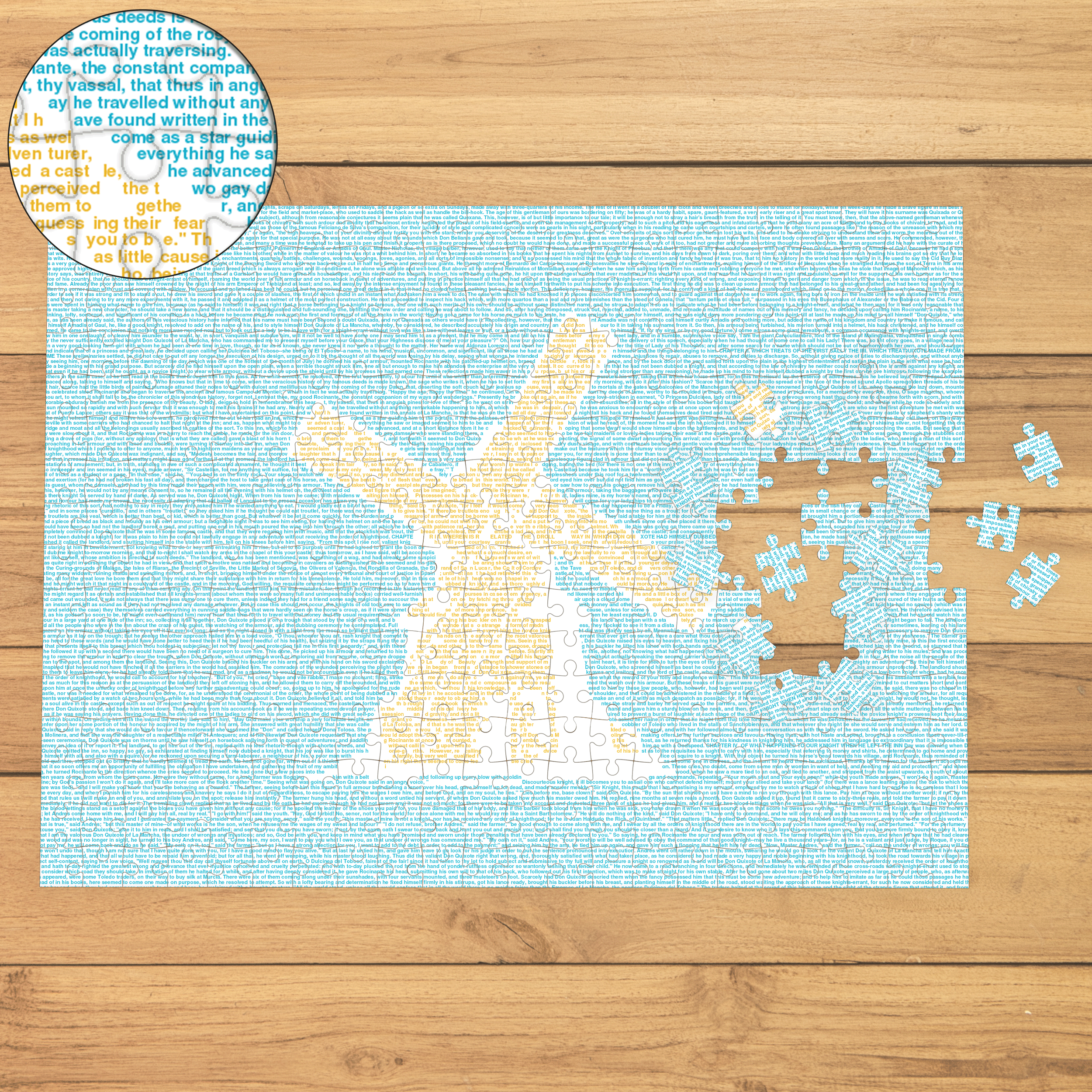 Litographs | Don Quixote | Book Puzzle