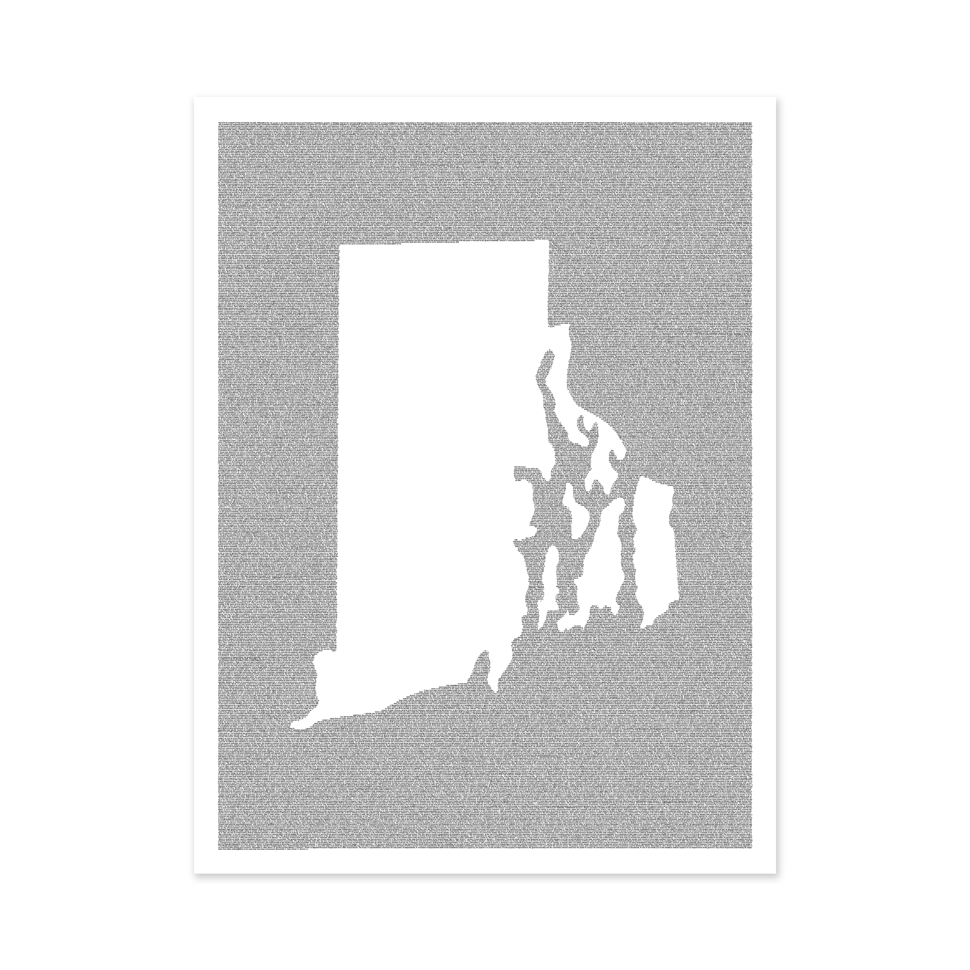 Litographs | Rhode Island's Constitution | Book Poster