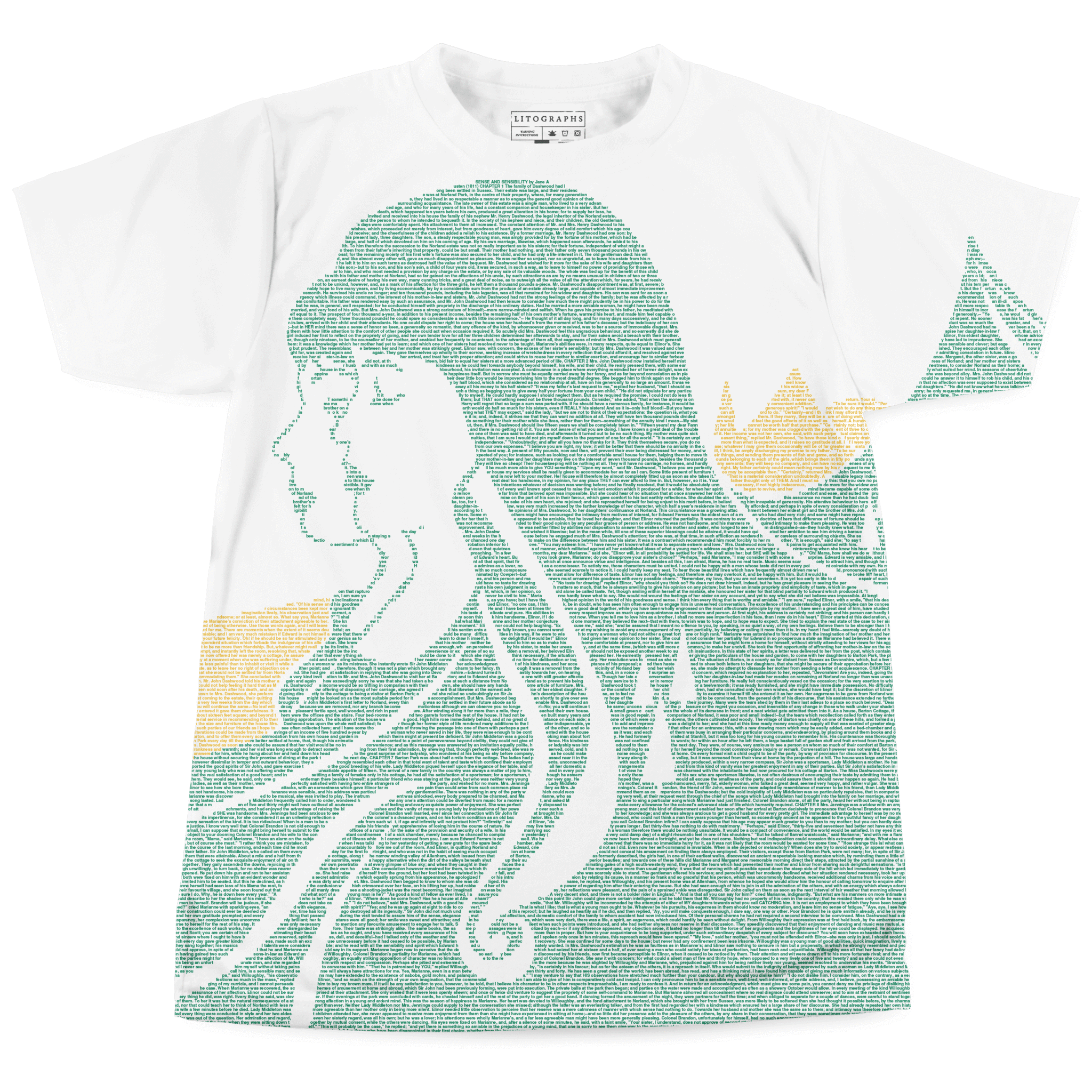 Litographs | Sense and Sensibility | Book T-Shirt