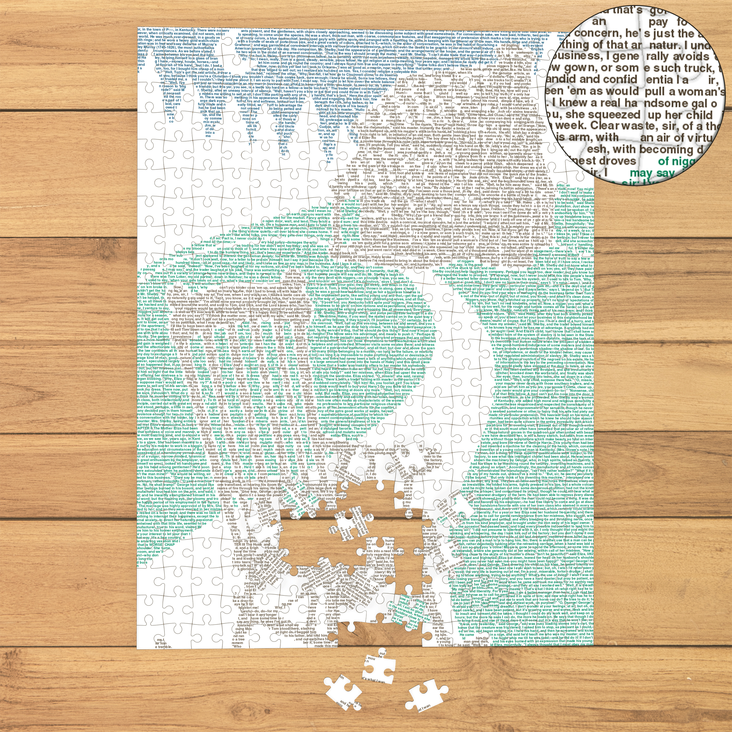 Litographs | Uncle Tom's Cabin | Book Puzzle