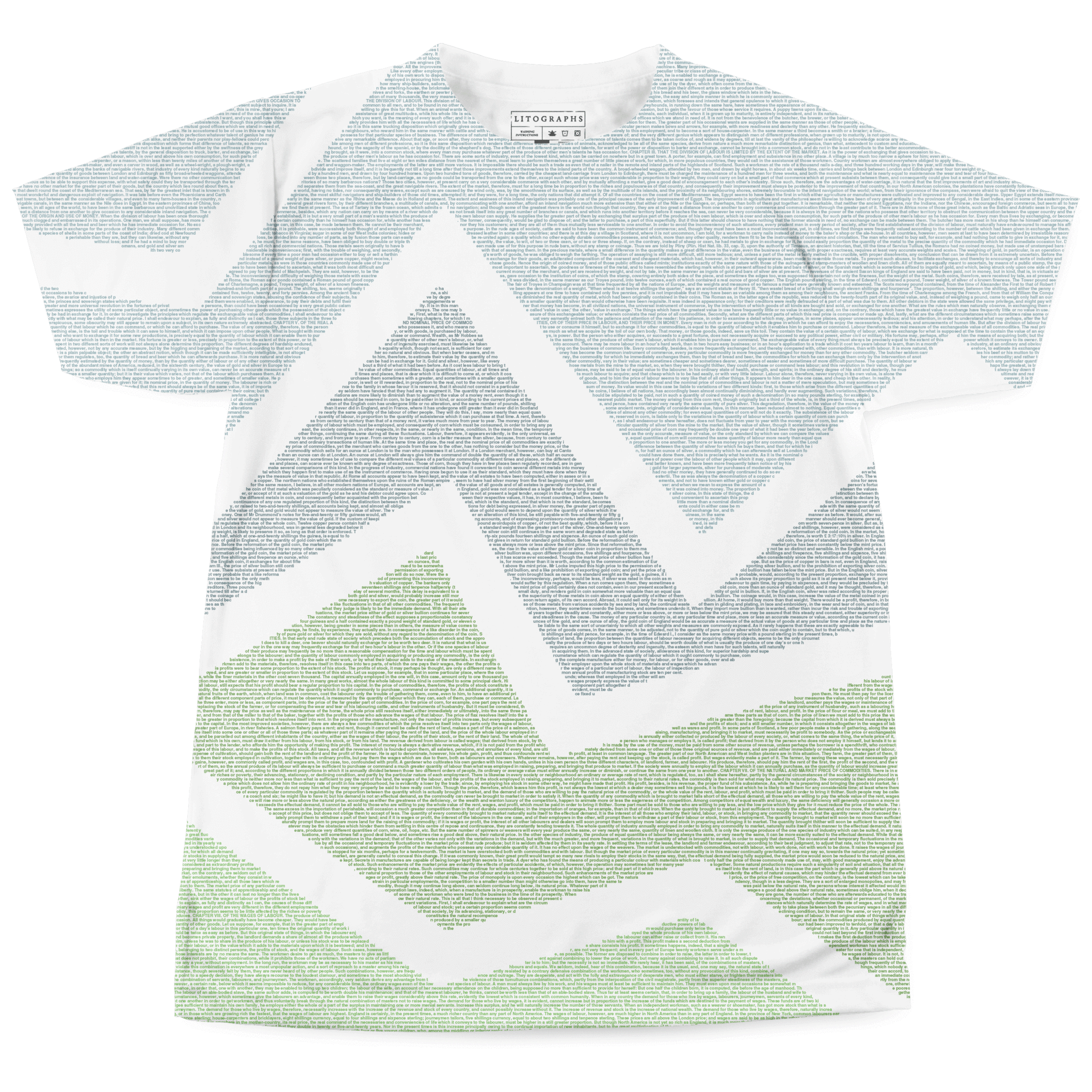 Litographs | The Wealth of Nations | Book T-Shirt