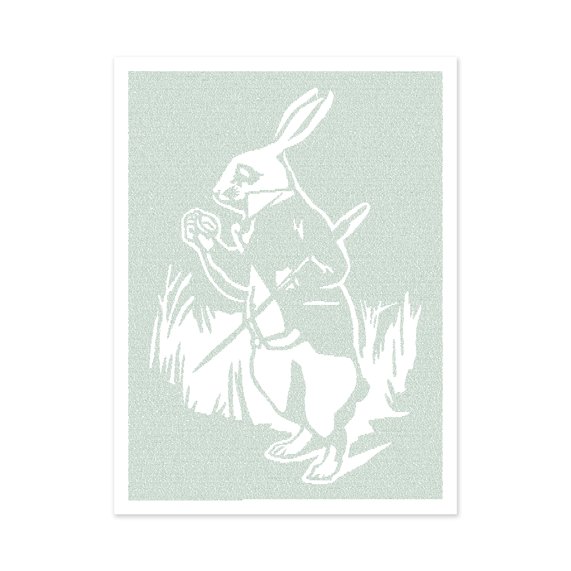 Litographs | Alice's Adventures in Wonderland | Book Poster