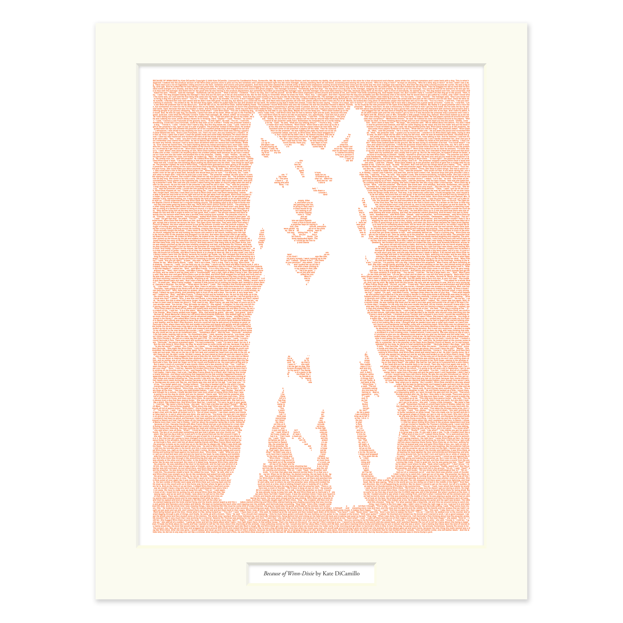 Because Of Winn Dixie Dog Drawing